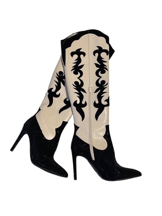 INC International Concepts | Shoes | Inc Iresa Western Sequin Black And ...